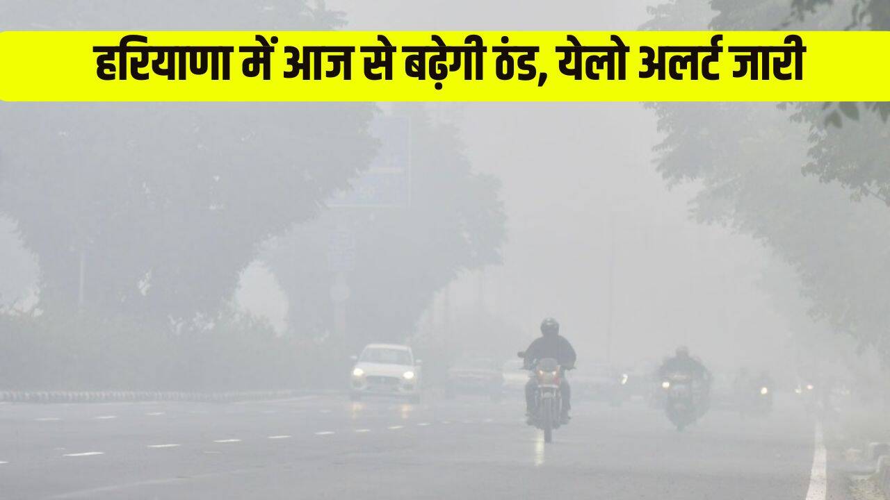 Haryana Weather Update: हरियाणा में आज से बढ़ेगी ठंड, इन जिलों में येलो ...