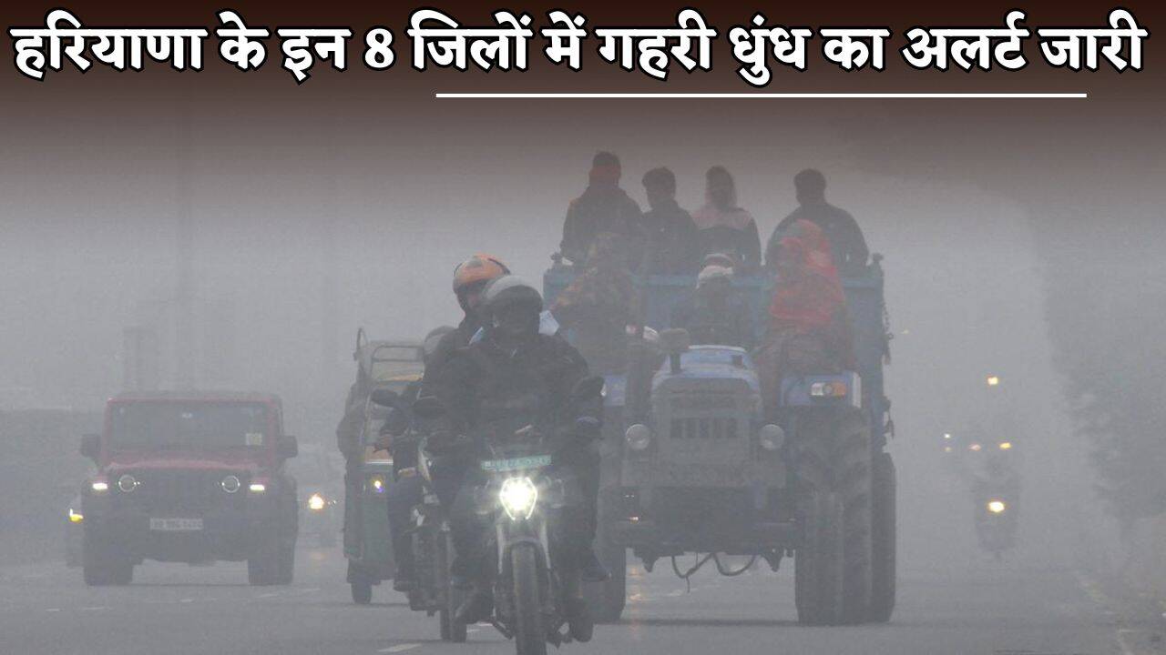 Weather Update : हरियाणा के इन 8 जिलों में पड़ेगी गहरी धुंध, अलर्ट जारी